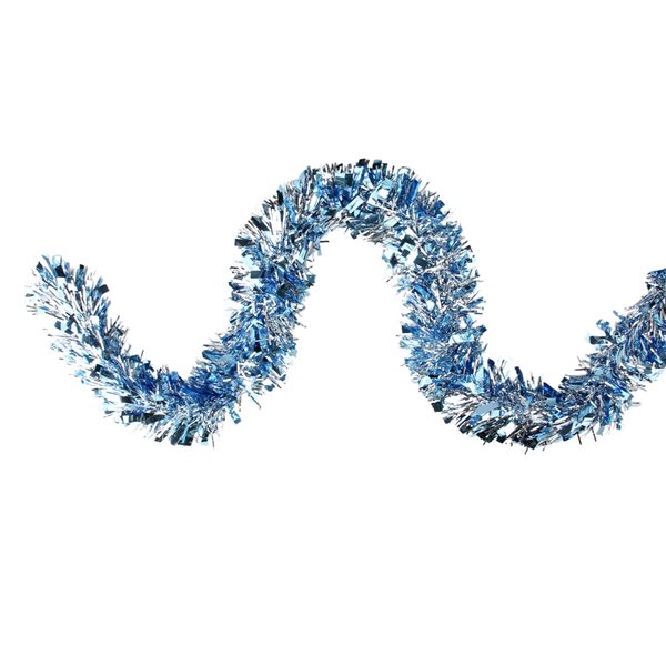 Northlight 12-ft x 3-in Tinsel Wide Cut Artificial Christmas Garland ...