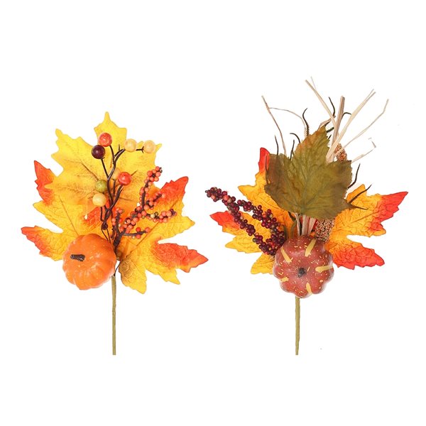 iH casadécor Polyester Leaves Decoration - 6-Piece | RONA