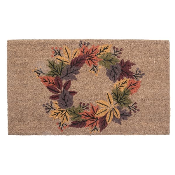 IH Casa Decor 30-in x 18-in Assorted Colours Rectangular Indoor Door Mat J-021-AW | RONA