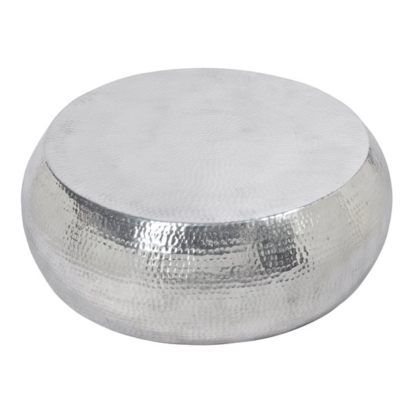 Moe's Home Collection Tabla Silver Metal Coffee Table FI-1030-30 | RONA