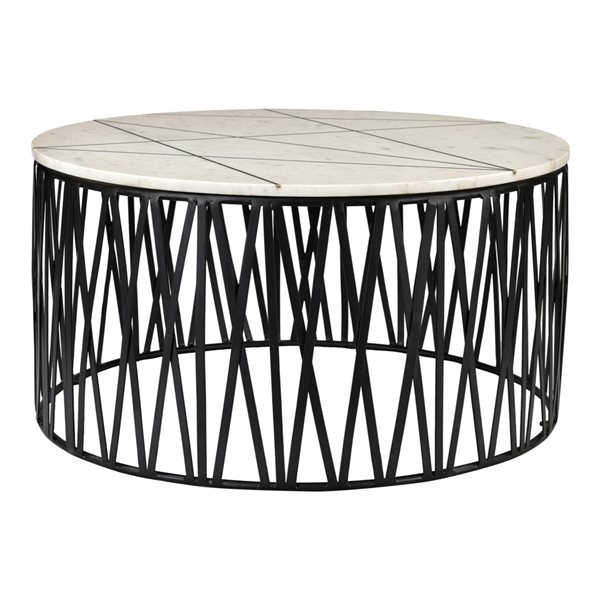 Moe's Home Collection Calcutta White Marble Coffee Table KY-1004-18 | RONA