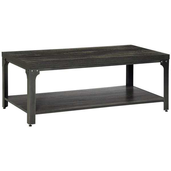 HOMCOM Dark Brown Composite Coffee Table 839-310 | RONA