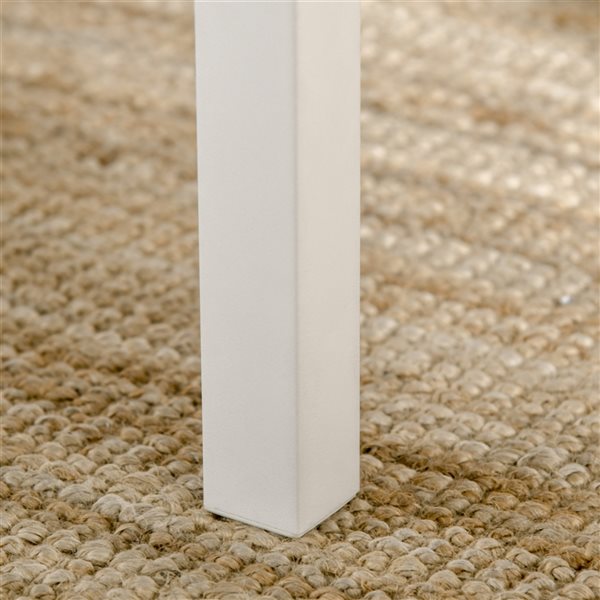 HomCom Natural and White Dining Set with Drop Leaf Table - Set of 3 835 ...