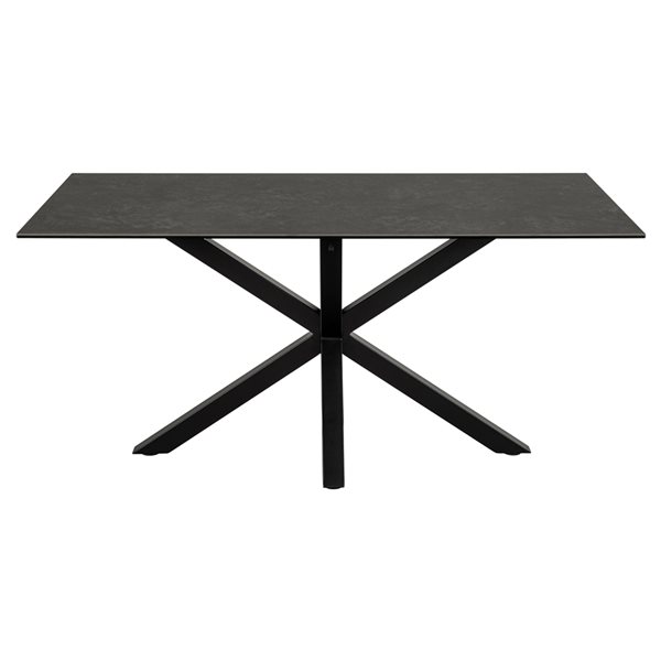 Actona Heaven Black Ceramic and Black Base Dining Table H000020855 | RONA