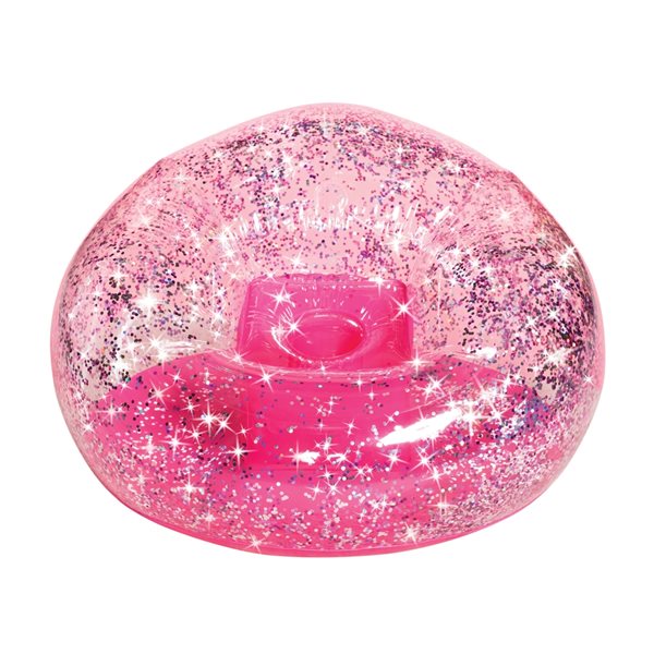 Make It Real 41.7-in x 27.5-in Pink Inflatable Sparkle Kids Accent ...
