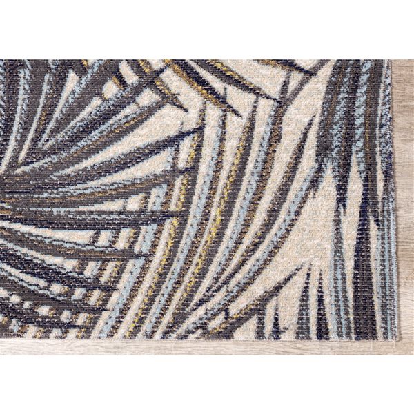 Kalora Sara 6-ft x 8-ft Cream Rectangular Indoor/outdoor Floral ...