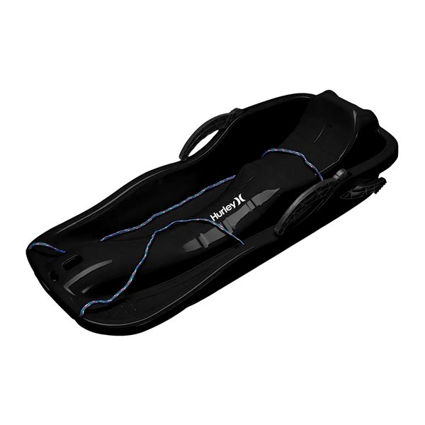Hurley Kids Plastic Sled with Handbrake - Black 1700010A | RONA