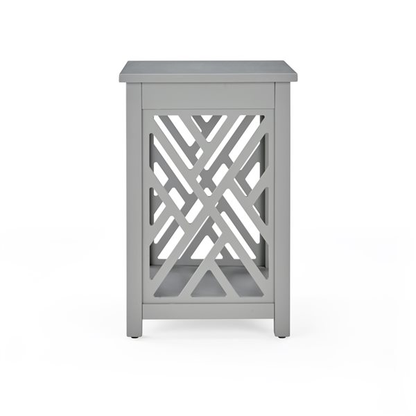 Alaterre Coventry 36-in Grey Pine Accent Table Set - 2-Piece ANCT021440 ...