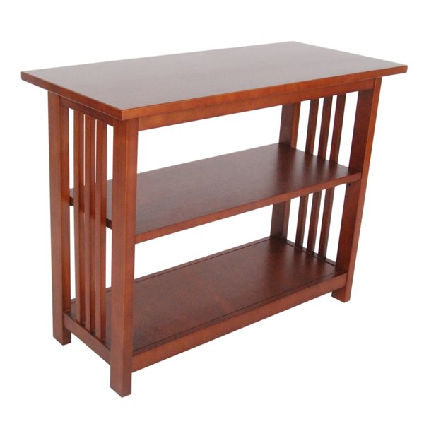 Alaterre Mission Cherry Wood 2-Shelf Bookcase AMIA1460 | RONA