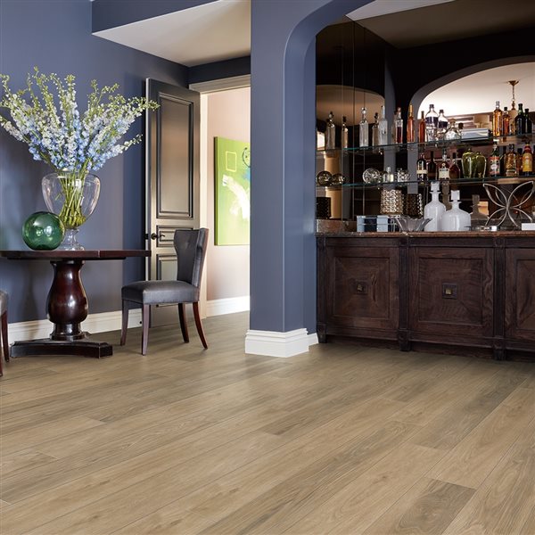 Villa Barcelona Valencia 7.17-in W x 60-in L Locking European White Oak ...