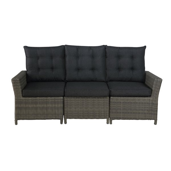 ALATERRE Asti All-Weather Set w/ Reclining Sofa, 2 Reclining Chairs, 2 ...