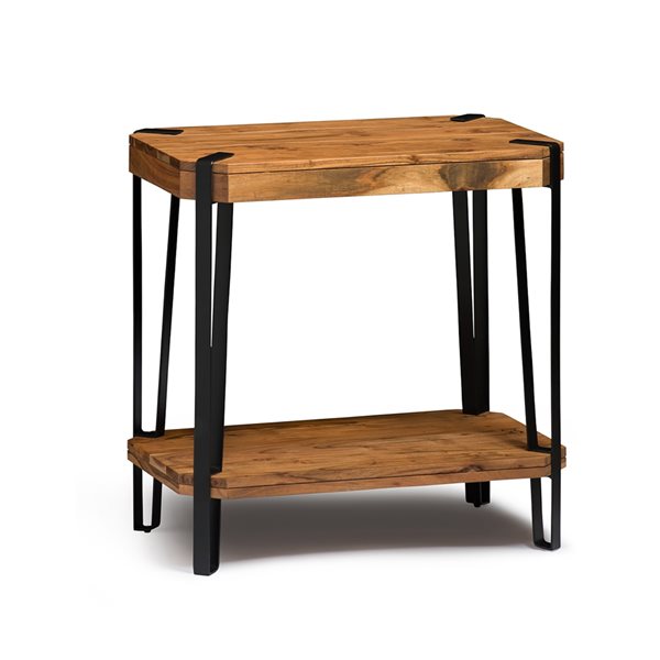 Alaterre Ryegate Brown Wood Rectangular End Table AWCC0120 | RONA