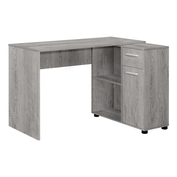 Monarch Specialties 46-in Industrial Grey Composite Wood Modern ...