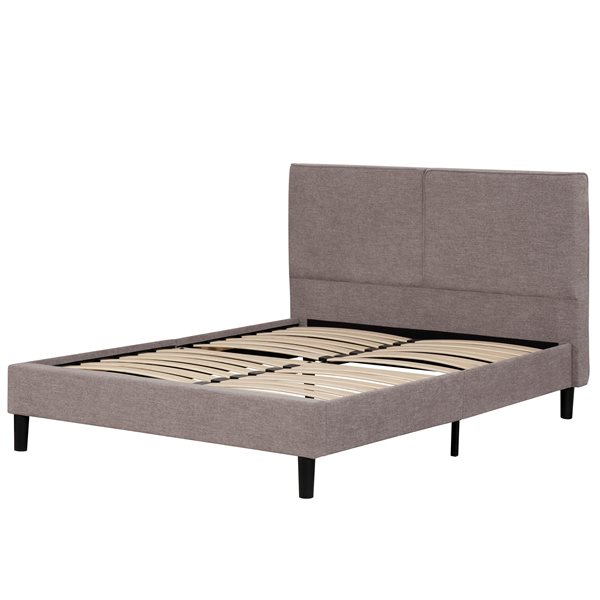 Primo International Avenue Upholstered Brown Queen Bed Frame 54295 | RONA