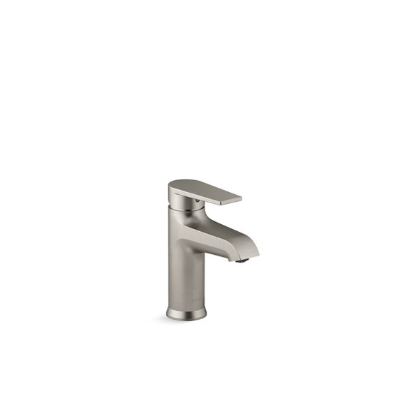 KOHLER Vibrant Brushed Nickel Hint® Single-Handle Bathroom Sink Faucet - Drain Included 97060-4 ...