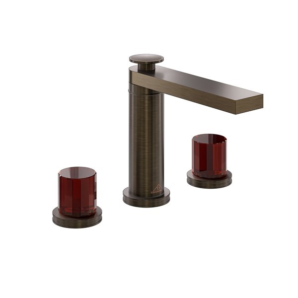 CASAINC Brown Bronze 2-Handle Widespread Bathroom Sink Faucet CA-B3624 ...
