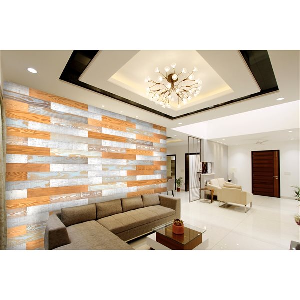 Wood Art Products Multi Color Wall Planks Samples for Interior Wall ...