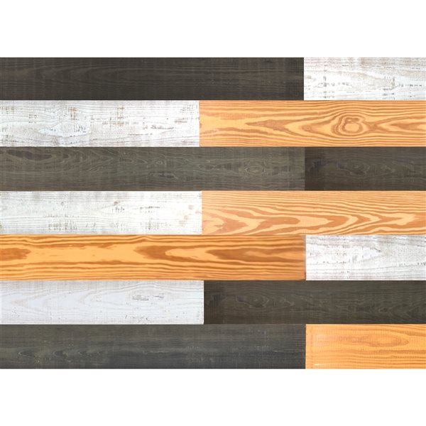 Wood Art Products Multi Color Wall Planks Samples for Interior Wall ...