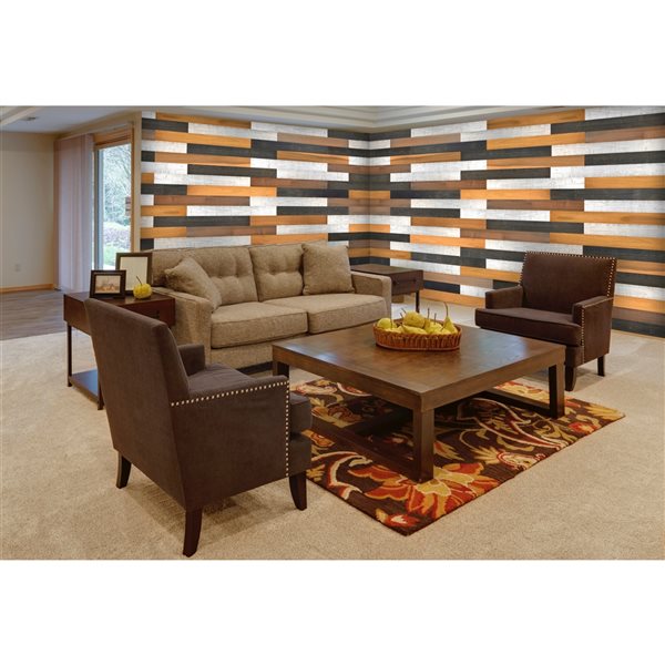 Wood Art Products Multi Color Wall Planks Samples for Interior Wall ...