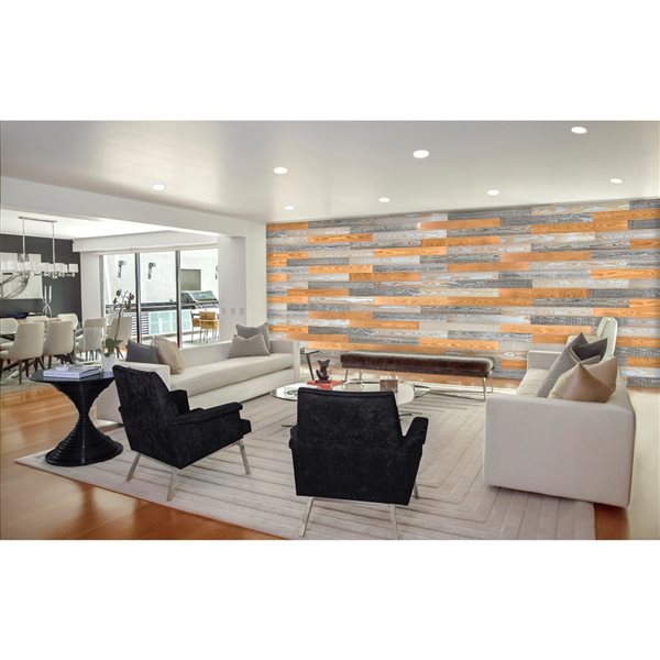 Wood Art Products Multi Color Wall Planks Samples for Interior Wall ...