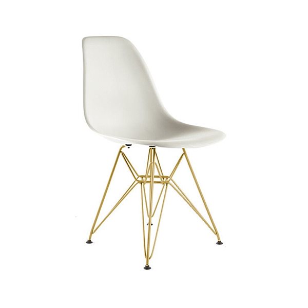 TAKE ME HOME Louvre White/Gold Chair - Set of 2 EPC-016G-WI | RONA