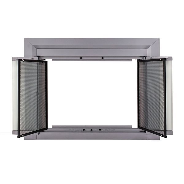 Portes de foyer pliantes en verre trempé Clairmont par Pleasant Hearth ...