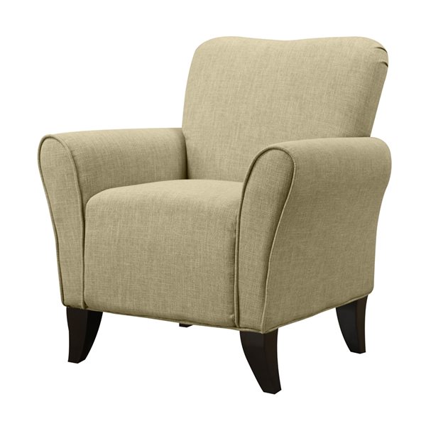 Handy Living Thangavelu Modern Tan Polyester Accent Chair B194841 | RONA