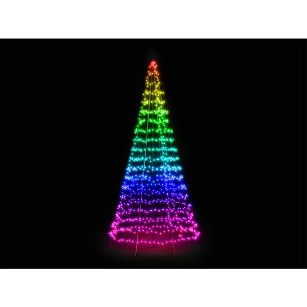 Twinkly 20-ft Freestanding Christmas Tree with Colour Changing LED DTA ...