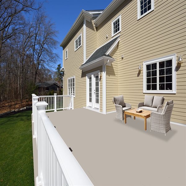 Vinyl Refresh Matte DIY Series Graceful Grey Exterior Tintable Paint (3 ...