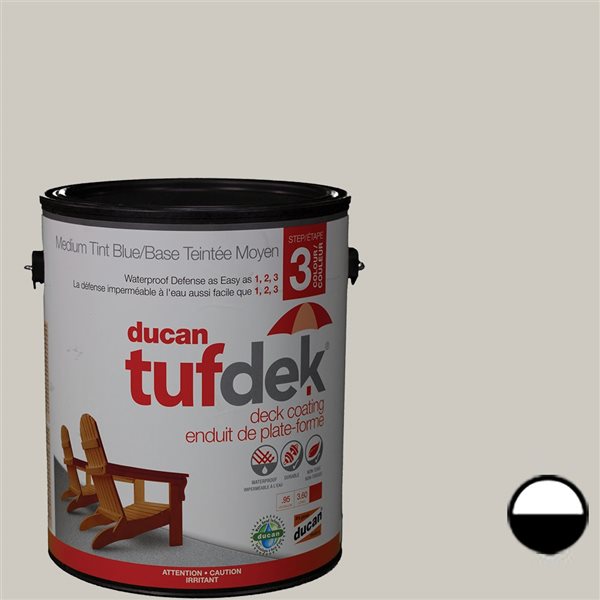 Vinyl Refresh Matte DIY Series Dolphin Grey Exterior Tintable Paint (3 ...