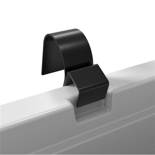 MAYNE Handrail Outdoor Window Box Bracket Black 2-Pack 3834 | RONA