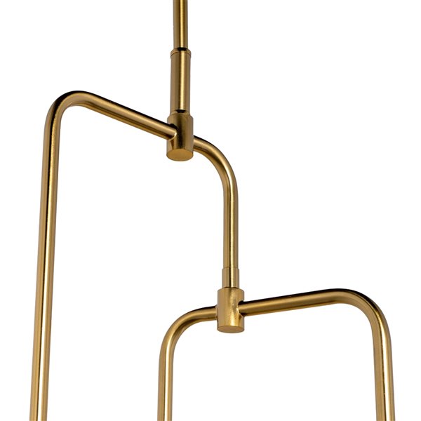 Gild Design House Chandler Gold Modern/Contemporary 3-Light DEL Large ...