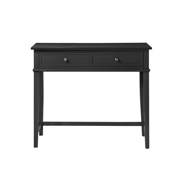 Ameriwood Home Franklin 35.5-in Black Transitional Writing Desk ...