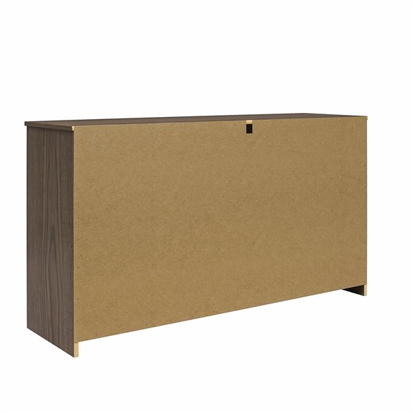 Ameriwood Home Ellwyn Medium Brown 6-Drawer Standard Dresser 9087342COM ...