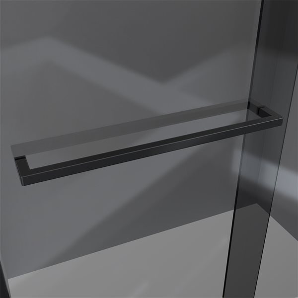 DreamLine Sapphire-V 62-in x 56 to 60-in Smoked Grey Bathtub/Shower ...