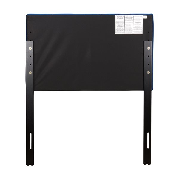 CorLiving Catalina Twin Velvet Diamond Tufted Headboard - Navy Blue BOS ...