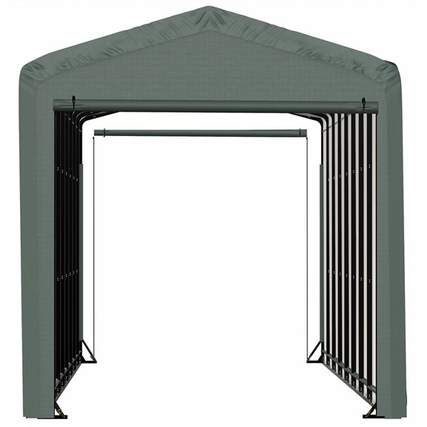 ShelterLogic ShelterTube 14-in x 40-in x 16-in Green Garage and Storage ...