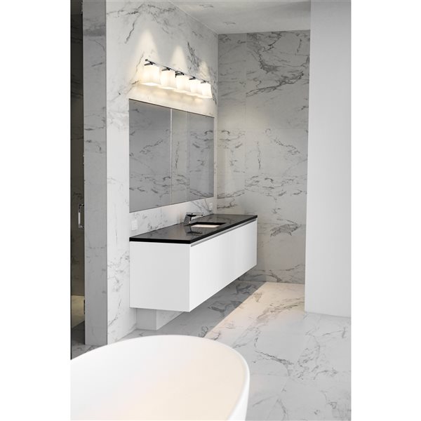 Z-lite Darcy 5-light Chrome Transitional Vanity Light 1939-5V-CH | RONA