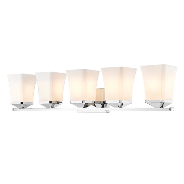 Z-lite Darcy 5-light Chrome Transitional Vanity Light 1939-5V-CH | RONA