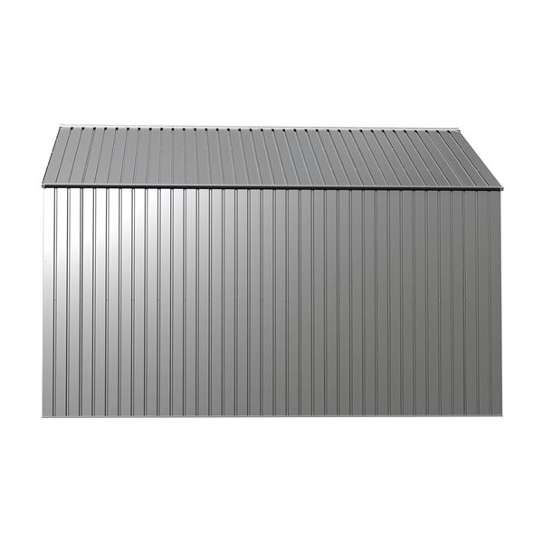 Arrow Elite 12-ft x 12-ft Silver Galvanized Steel Storage Shed EG1212AB ...