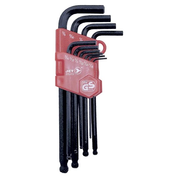 JET 10-Piece SAE Ball Nose Hex Key Set 775173 | RONA
