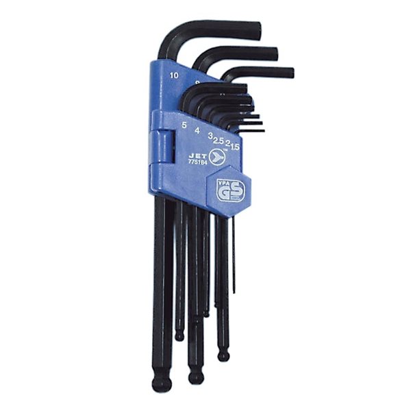 JET 9-Piece Metric Ball Nose Hex Key Set 775184 | RONA