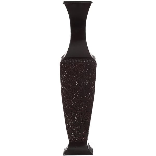 Uniquewise 26-in Dark Brown Metal Floor Vase QI004524 | RONA
