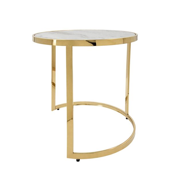 Sagebrook Home Gold Side Table - 2-Piece 15437-02 | RONA
