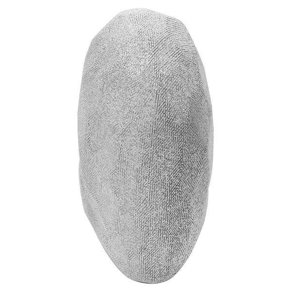 Sagebrook Home Silver Ceramic Contemporary Scratched Heart Vase 13216 ...
