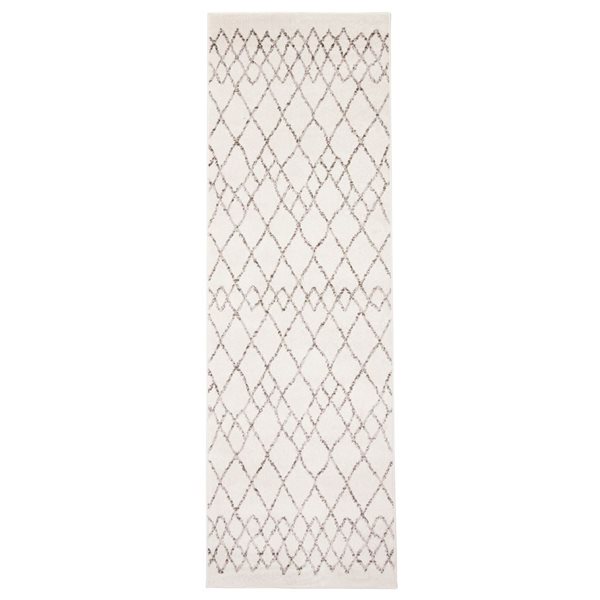 ECARPET Jade Ivory 2-ft 7-in x 8-ft Rectangular Indoor Runner 315150 | RONA