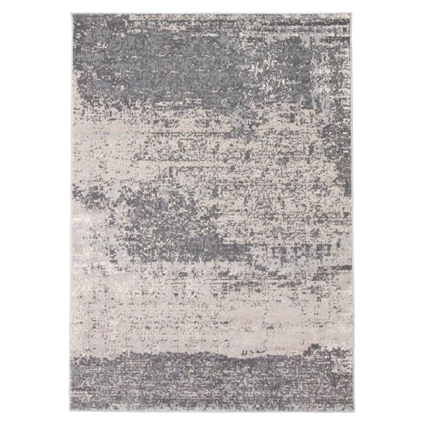 Tapis d'intérieur Khloe 6pi 7po x 9pi 6po rectangulaire ivoire par ...