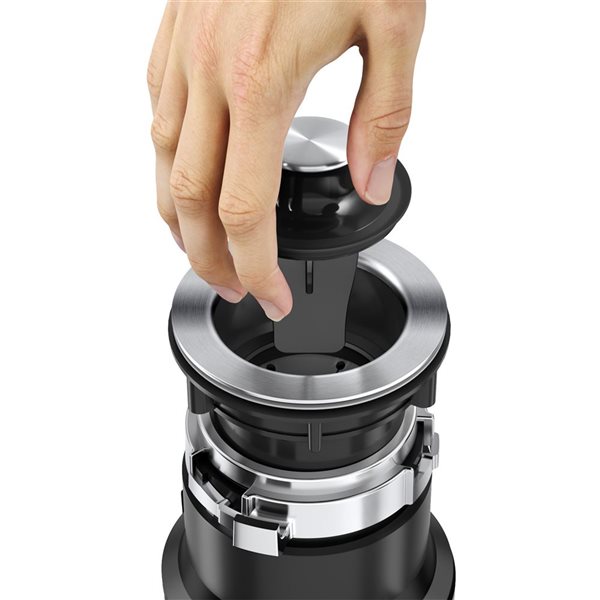 Kraus Wasteguard 1/2-HP Continuous Feed Noise Insulation Garbage ...