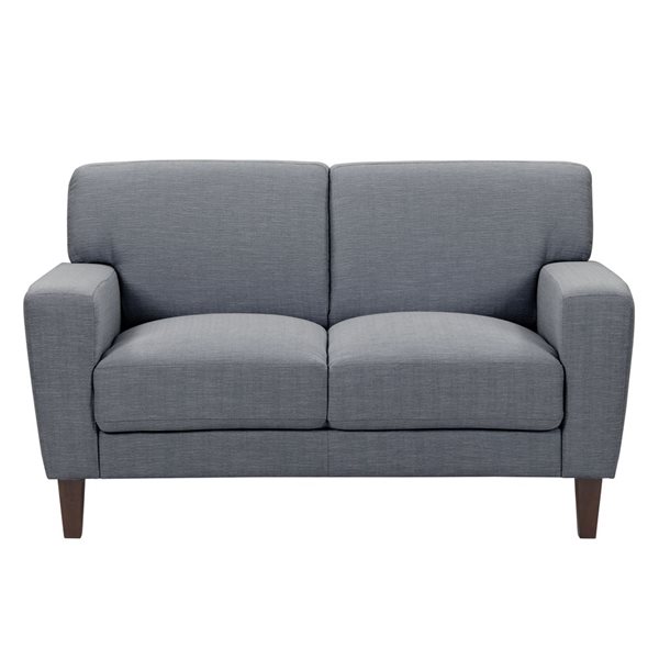 Causeuse moderne en polyester Ari par CorLiving, gris LSG-814-L | RONA