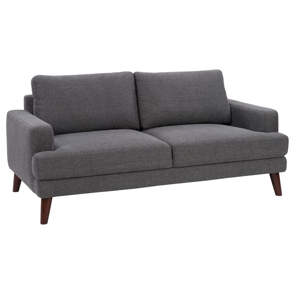 CorLiving Paris Modern Dark Grey Polyester Sofa LND-600-S | RONA